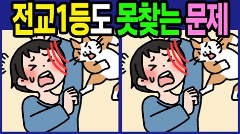【틀린그림찾기치매예방】 전교 1등도 다 못찾는 문제 【다른그림찾기숨은그림찾기】 604 Youtube