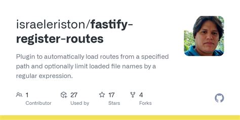 GitHub Israeleriston Fastify Register Routes Plugin To Automatically Load Routes From A