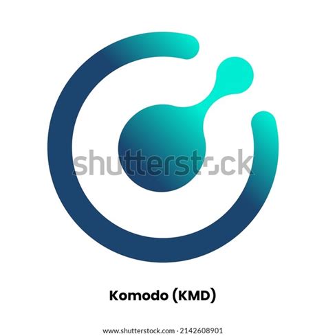 Komodo Crypto Currency Symbol Kmd Crypto Stock Vector Royalty Free