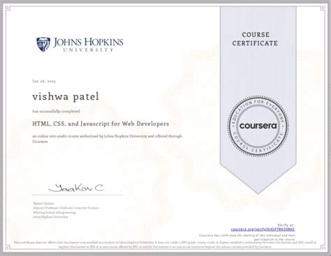 Learning Webdeveloper Html Css Javascript Webdevelopment Coursera Frontend
