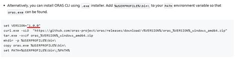 Winget Installation Is Broken It Installs An Older Version Of Oras And Is Not Installing The