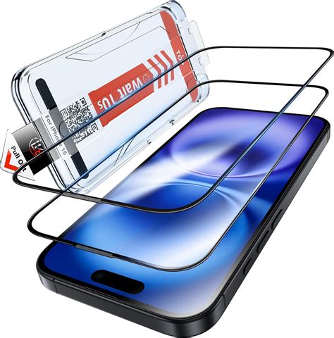 Lk 2 Pack For Iphone 16 Screen Protector 2 Pack Hd Tempered Glass Film