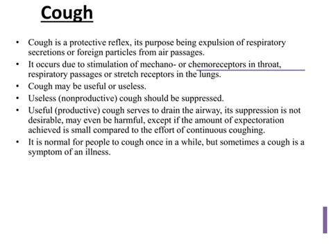 Mucolytics Expectorants Antitussives And Bronchodialators Pptx Lung And Respiratory Health