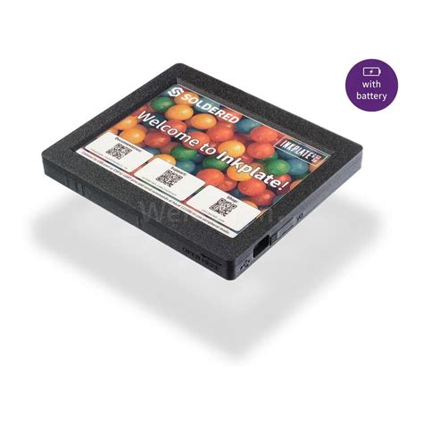 Soldered 333231 Inkplate 6color With Enclosure And Battery Color E