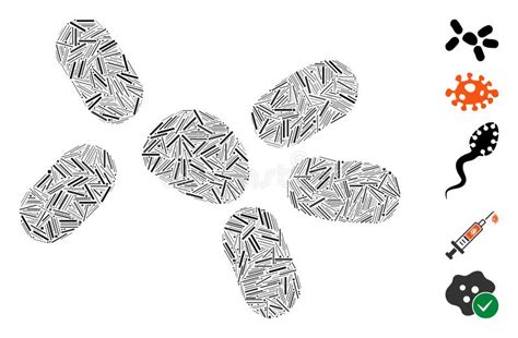 Hatch Yeast Icon Vector Mosaic Stock Illustration Illustration Of
