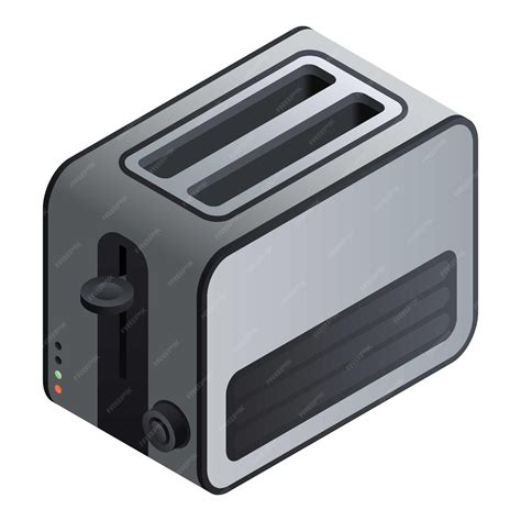 Premium Vector Modern Toaster Icon Isometric Of Modern Toaster Vector Icon For Web Design