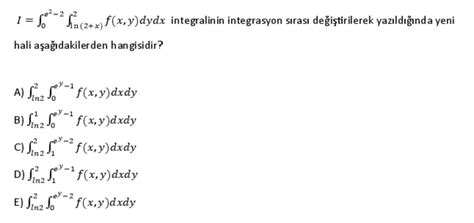 Solved What Is The Equivalent Integral When It Is Written By Chegg Com