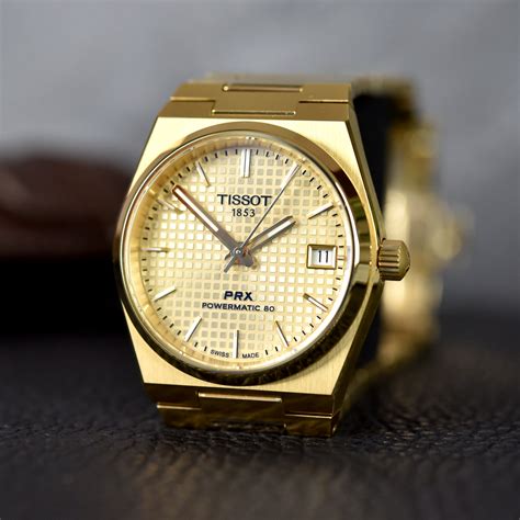 Golden Times For The Tissot Prx Powermatic 80 35mm