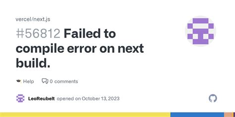 failed to compile error on next build · vercel next js · discussion