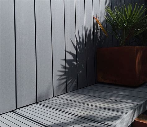 Cladco Composite Wall Cladding Board Stone Grey 3 6m Roofing Outlet