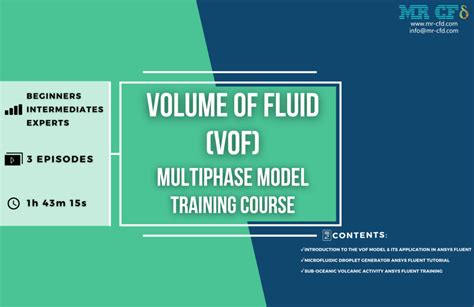 VOF Multiphase Model Training Course ANSYS Fluent MR CFD