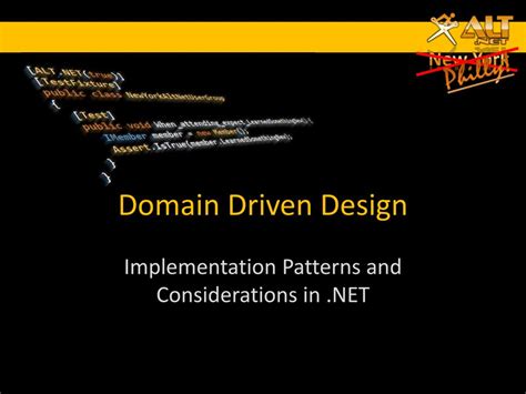 PPT Domain Driven Design PowerPoint Presentation Free Download ID 1039808