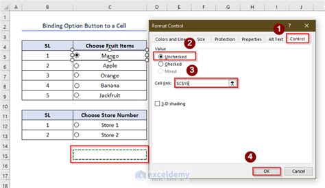 How To Add Option Button In Excel With Easy Steps ExcelDemy