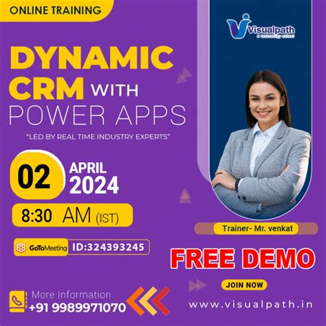 Dynamics Crm With Power Apps Online Training Free Demo Join Now