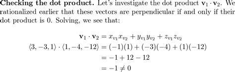 is the line through 2 4 0 and 1 1 1 perpendicular t quizlet