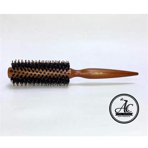 Wooden Rolling Comb Hair Brush Hair Comb Anti Static Round Comb Blower Comb S M L 卷梳 卷发梳子