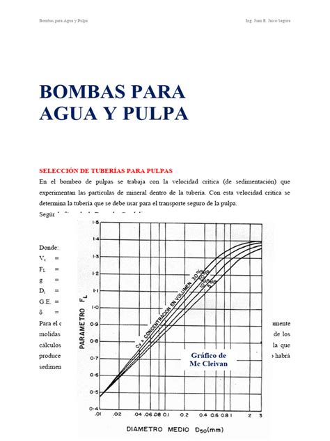 14 Bombas Para Agua Y Pulpa Pdf Bomba Tubería Transporte De Fluidos