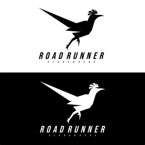Road Runner Logo Design Art 43856127 Vector Art At Vecteezy