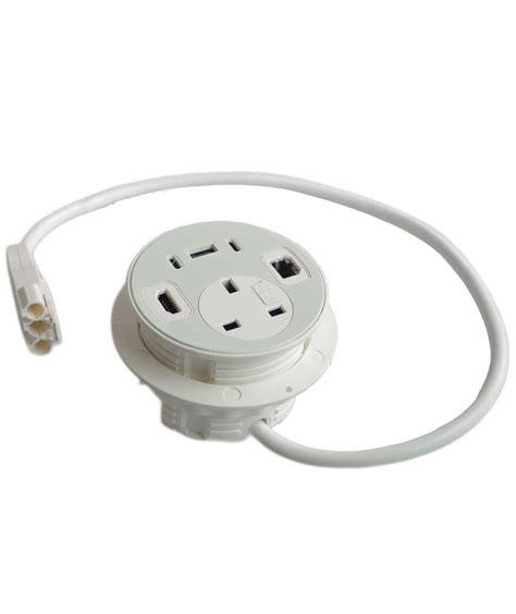 Office Desk Grommet Power Smart Usb A C In Black Or White