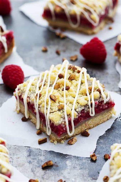 White Chocolate Raspberry Pie Crumb Bars Creme De La Crumb