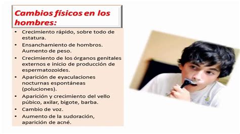 Cambios Físicos Y Psicológicos En La Adolescencia Masculina Colegio