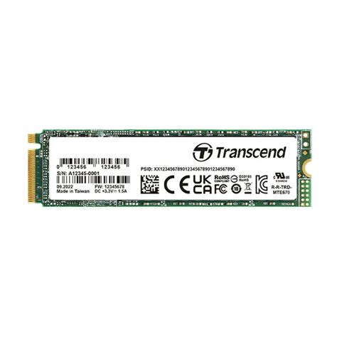 transcend 128gb mte627 m 2 2280 nvme gen 3x4 self encrypting drive tcg