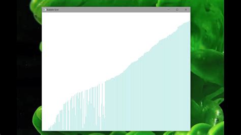 Csfml Creating A Visual Representaion Of The Bubble Sort Algoithm