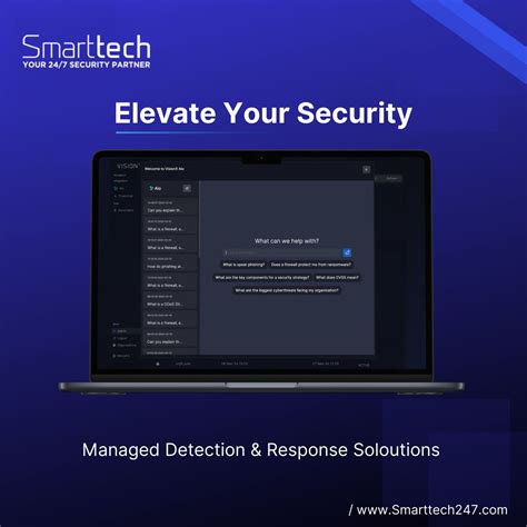 smarttech247 on linkedin managed detection and response visionx