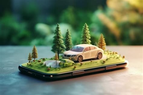 Premium Photo Location Navigation Gps Mobile Position Phone Point Map Direction Travel