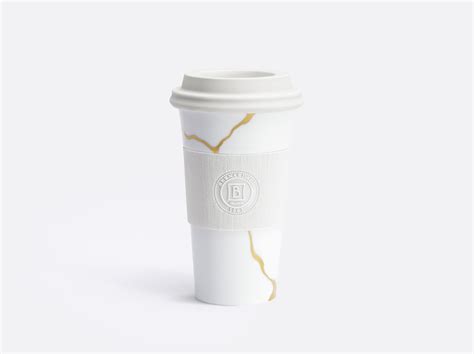 Nomad Mug 16 Oz Kintsugi Sarkis Bernardaud Porcelain