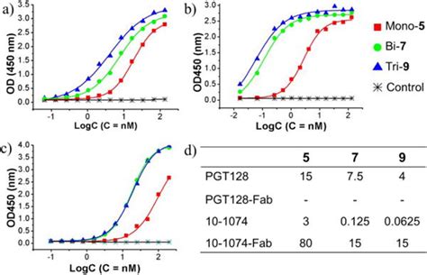 Synthetic Multivalent V3 Glycopeptides Display Enhanced Recognition By