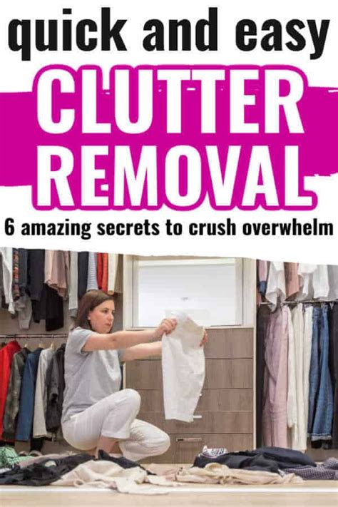 quick and easy clutter removal getting rid of clutter decluttering