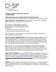 Comprehensive Guide To CASP RCT Checklist For Randomised Course Hero