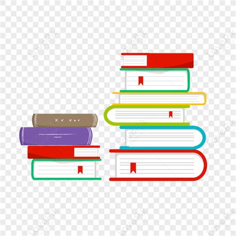 Color Book Stack Illustration Elements Gradient Multicolored Color