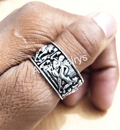 Kama Sutra Sex Band Ring Silver Position Erotic Band Etsy