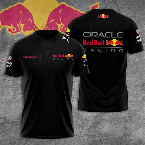 Oracle F1แข่งรถกระทิงแดงทีมเทลเซลราช์3d พิมพ์ลายสำหรับทุกเพศเสื้อยืด