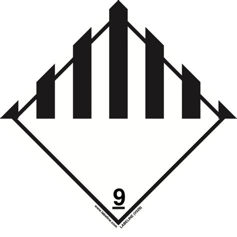 Class 9 Miscellaneous Label Dangerous Goods Labels