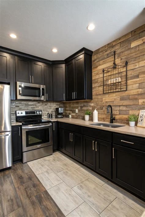 Elegant Wood Look Tile Backsplash Ideas For Modern Kitchens