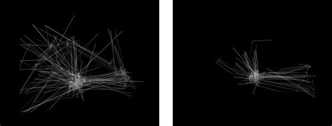 visualization of eye tracking scanpaths the image on the left is from