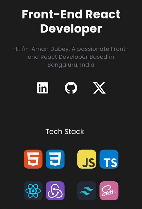 Aman Dubey On Linkedin Portfolio Webdesign Creative