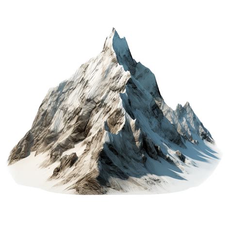 AI Generated Landscape Mountain On Transparent Background PNG Image PNG