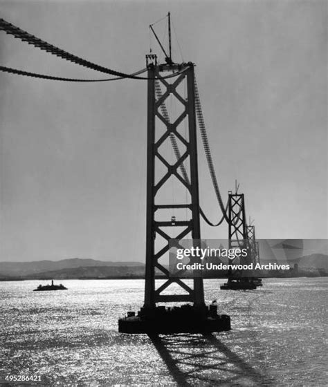 Oakland Bay Bridge Construction Photos And Premium High Res Pictures