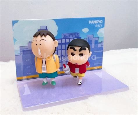 판교짱구팝업 한정판 디오라마피규어 미개봉 피규어 브릭 중고나라