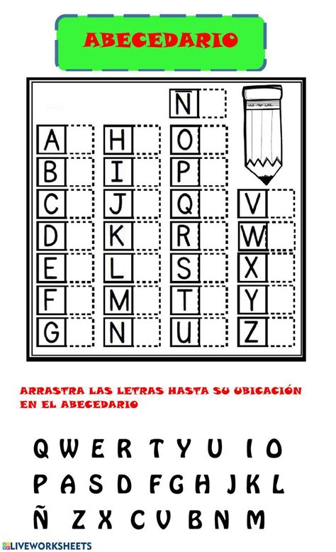 Abecedario Free Interactive Worksheets 93626