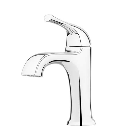 Pfister Ladera Single Handle 1 Or 3 Hole Polished Chrome Bathroom Sink Faucettap The Home
