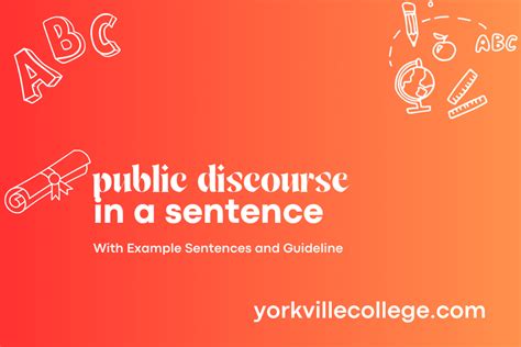 How To Use Public Discourse In A Sentence Easy Examples