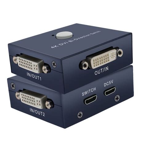 Hdmi Dvi Bi Direction Switch Dvi Switch Splitter 1x2 2x1 For Pc Laptop Monitor Dvi Bidirectional