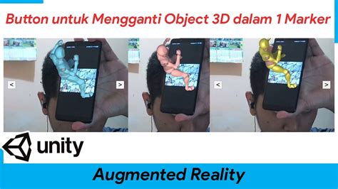 membuat button untuk mengganti object 3d yang muncul dalam 1 marker