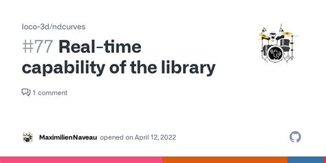 Real Time Capability Of The Library Issue Loco D Ndcurves GitHub