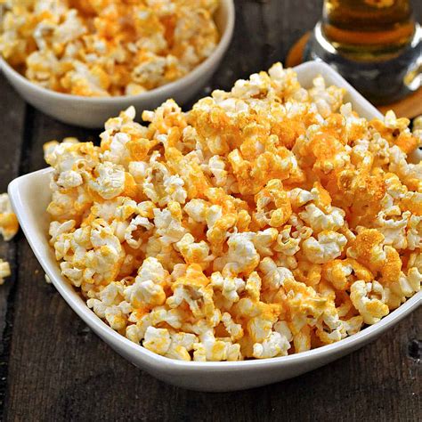 Cheddar Cheese Popcorn Cooking With Curls